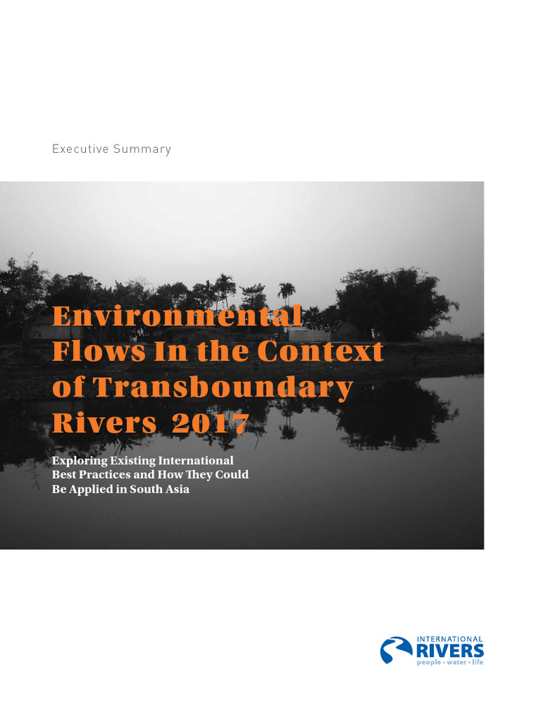 Environment Flows in The Context of Transboundary Rivers | PDF | Mekong ...