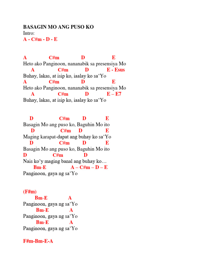 Basagin Mo Ang Puso Ko | PDF