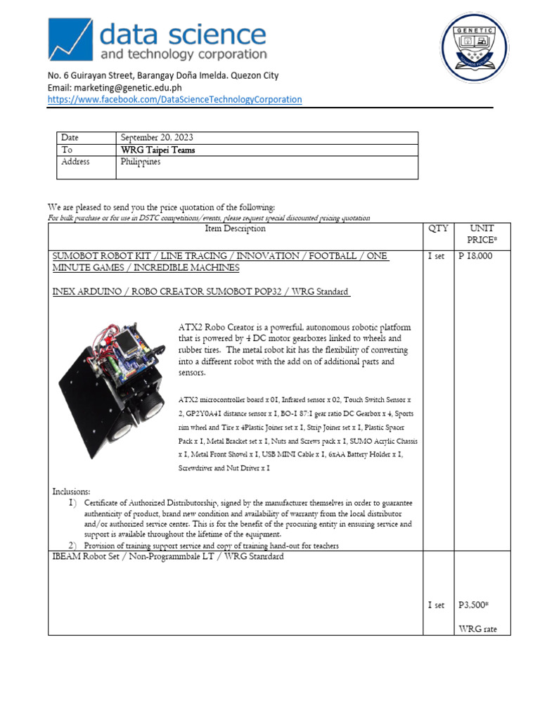 WRG TAIPEI 2023 ROBOTS and PARTS | PDF
