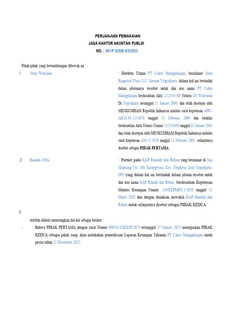 Form SPK PT CKM | PDF