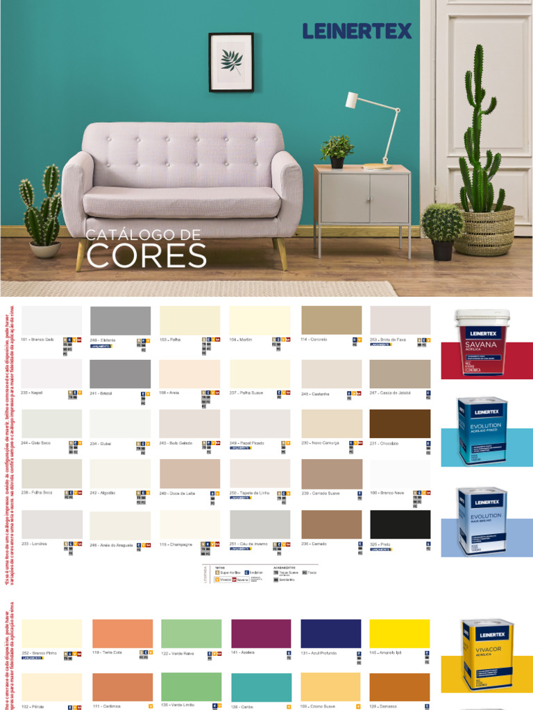 Catalogo - Geral Leinertex Cores | PDF
