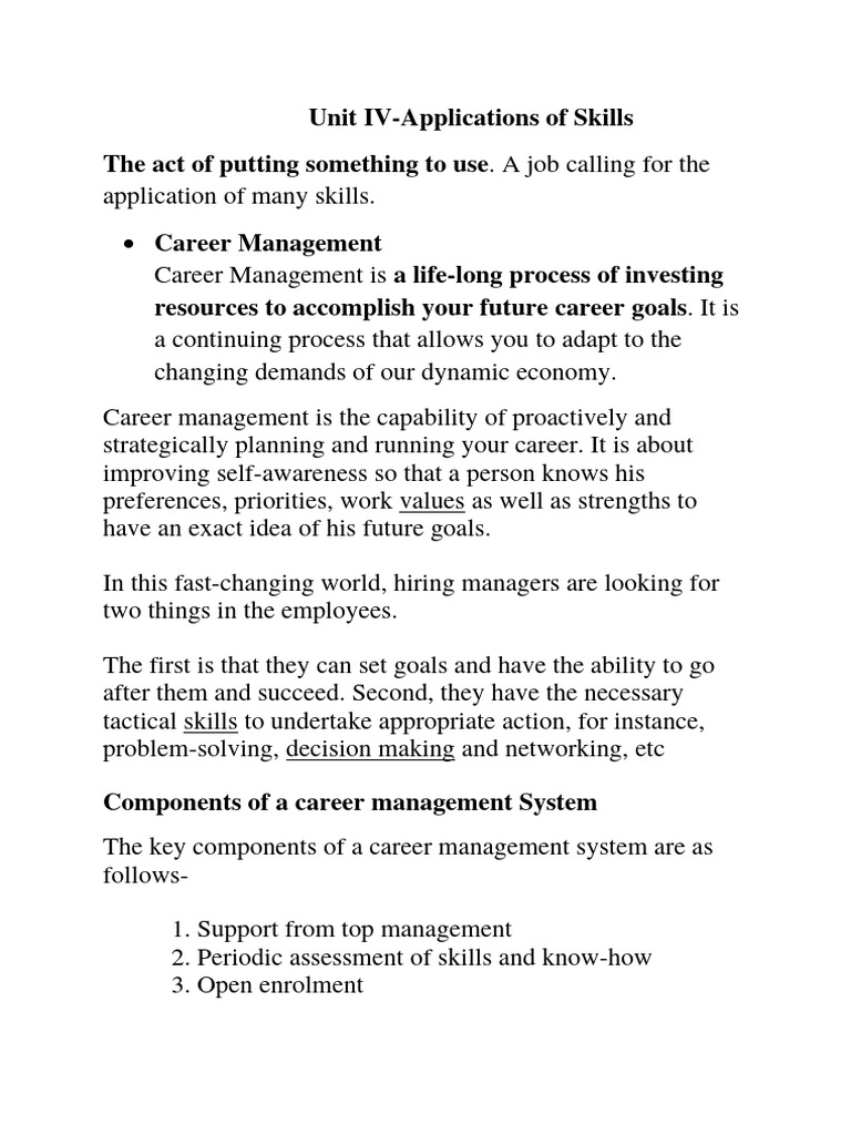 Application of Skills | PDF | Résumé | Sales