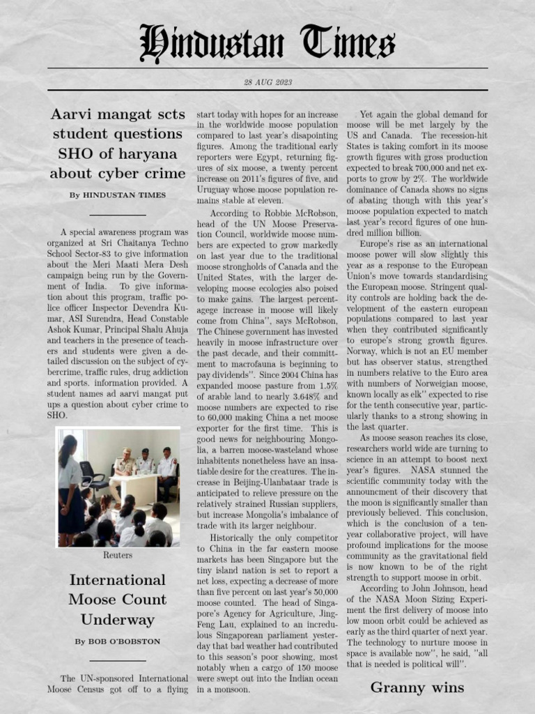 Newspaper | PDF