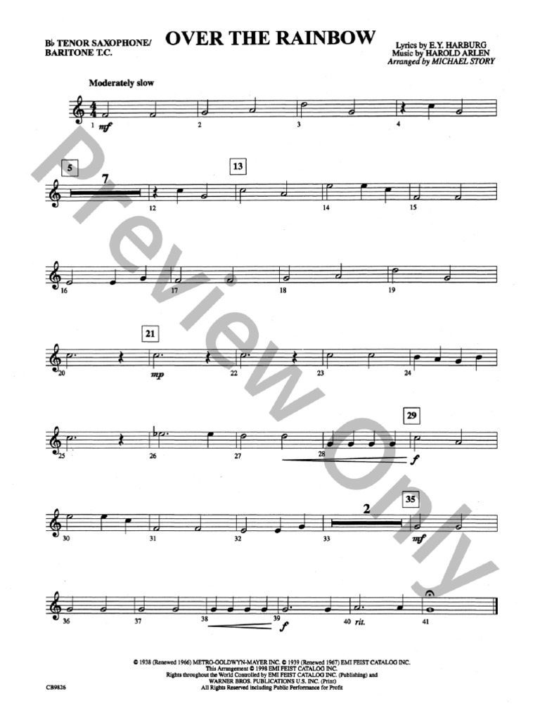 Tenor Sax | PDF