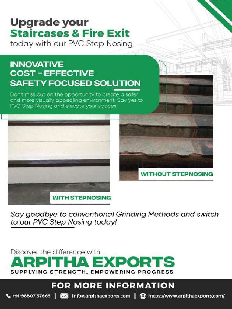 Arpitha PVC Step Nosing Catalog | PDF