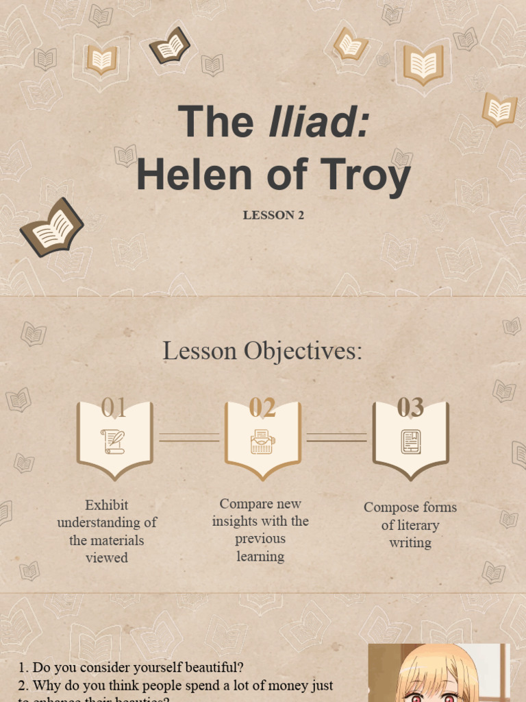 Lesson 1 The Iliad | PDF