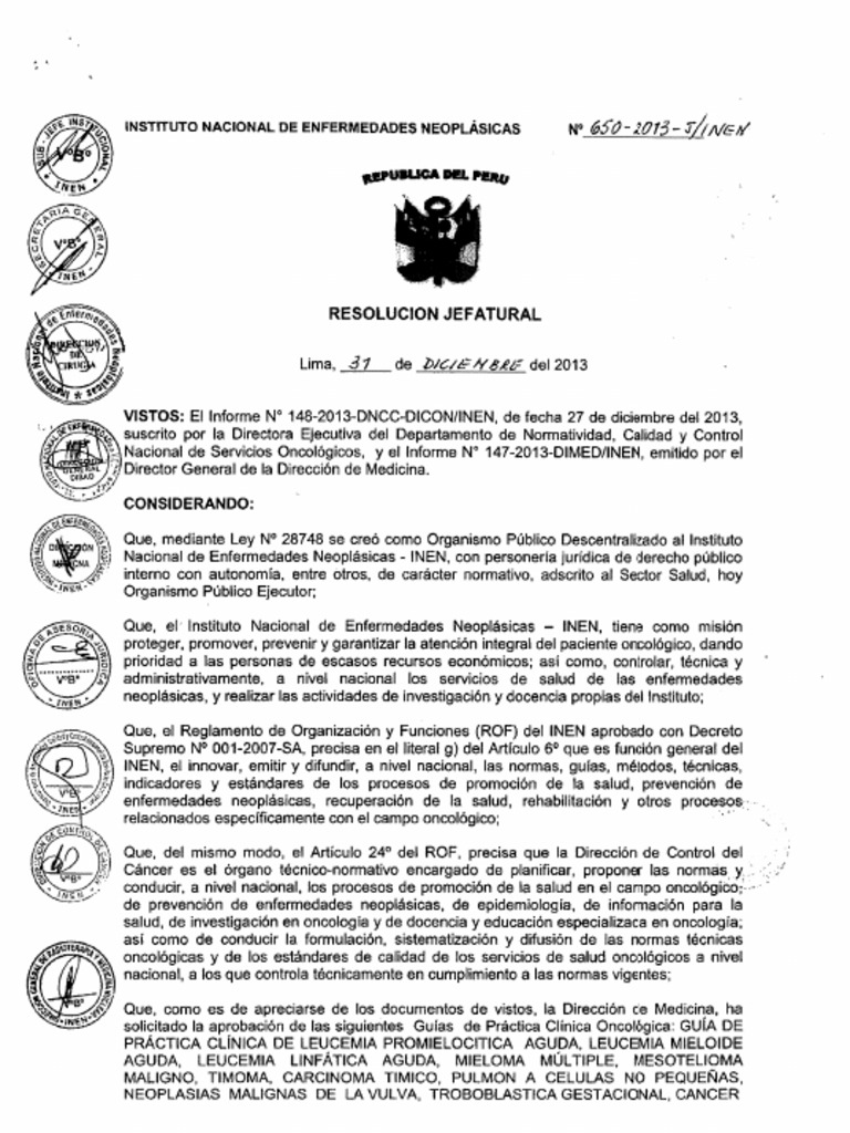 Guías de Práctica Clínica de Timoma Carcinoma Timico | PDF
