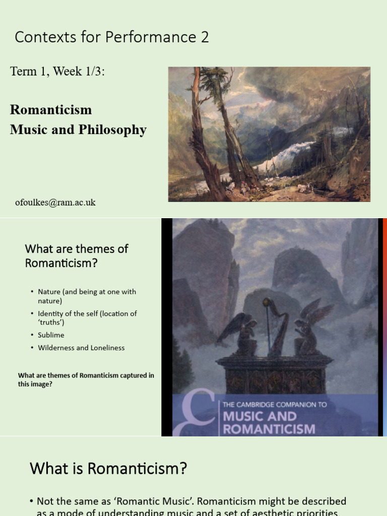 Romanticism and Philosophy | PDF