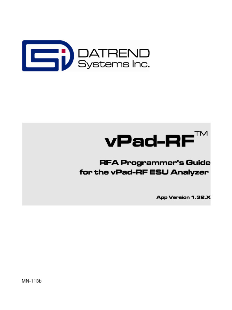 RFA Programmers Guide For Vpad RF | PDF | Integrated Development ... RFA Programmers Guide For Vpad RF | PDF | Integrated Development ...