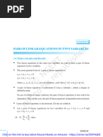 Linear Equations PYQs | PDF | Equations | System Of Linear Equations