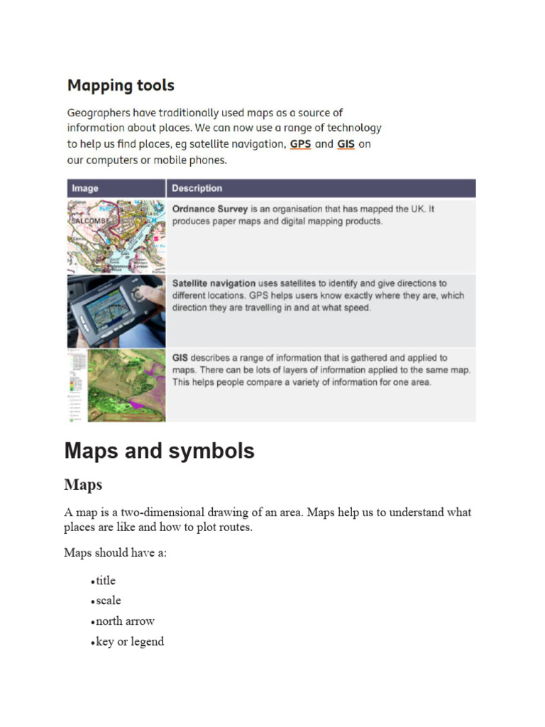 Maps and Symbols | PDF | Latitude | Longitude