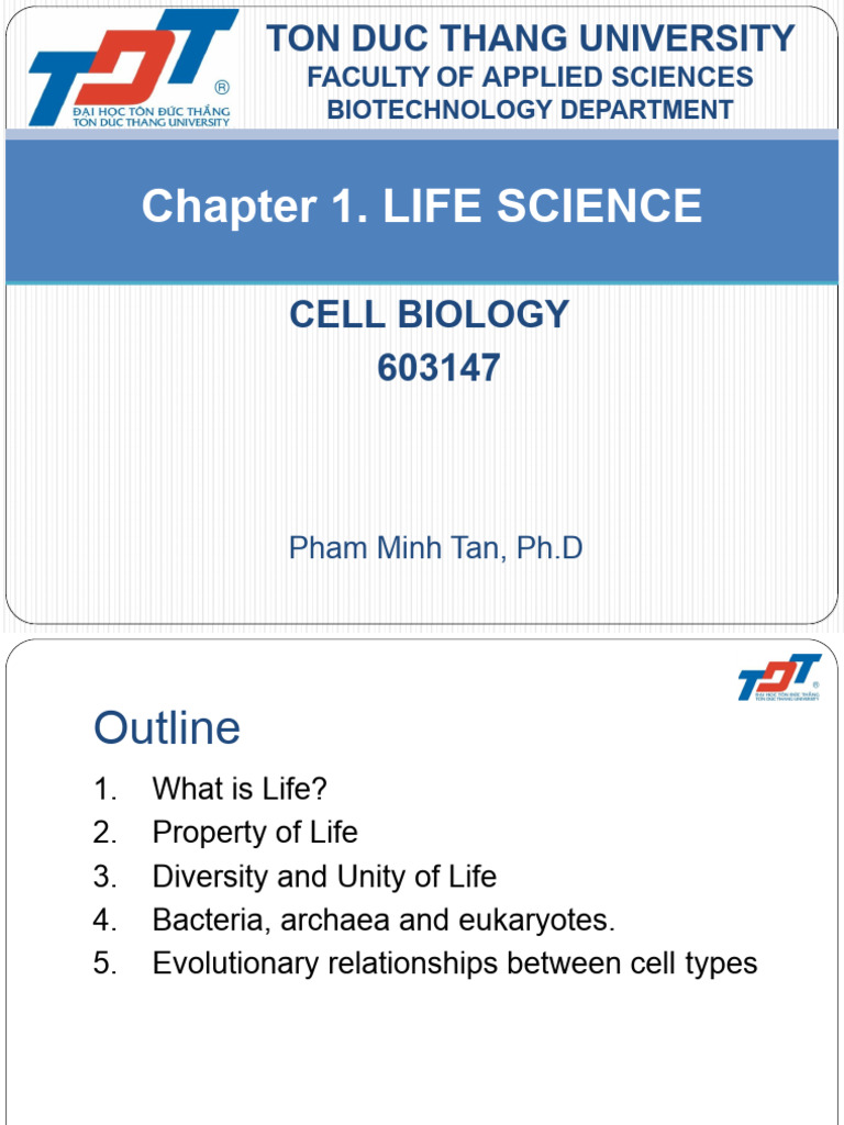 MCB 1 Life Science | PDF