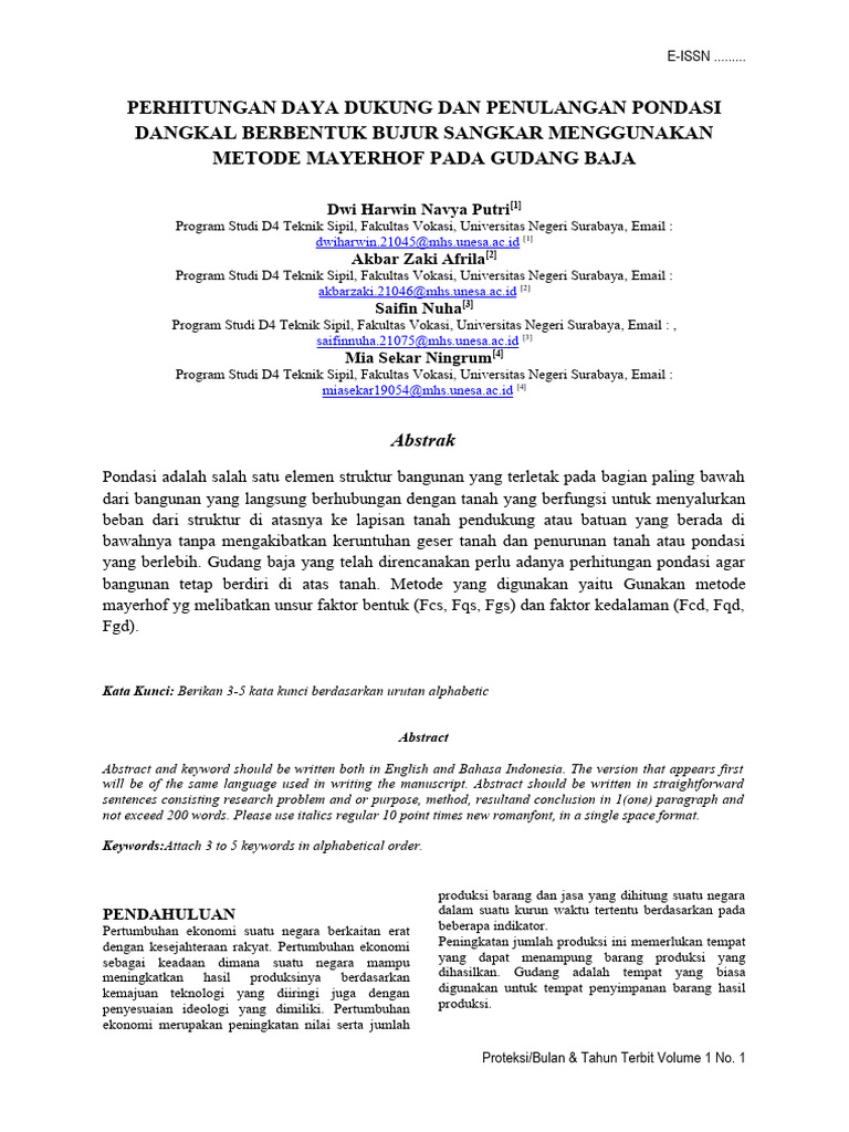 Artikel Tugas Pondasi | PDF Artikel Tugas Pondasi | PDF