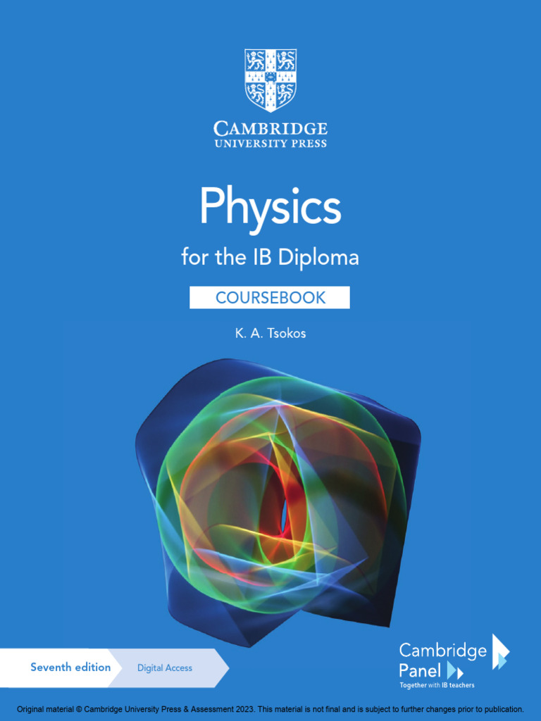 EDU IB Physics 9781009071888 Coursebook Sample Digital 2023 | Download ...