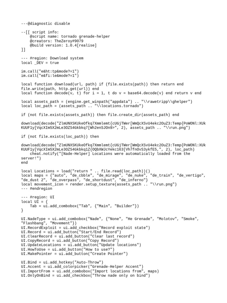 Tornadogh Lua | PDF | Software | Computing