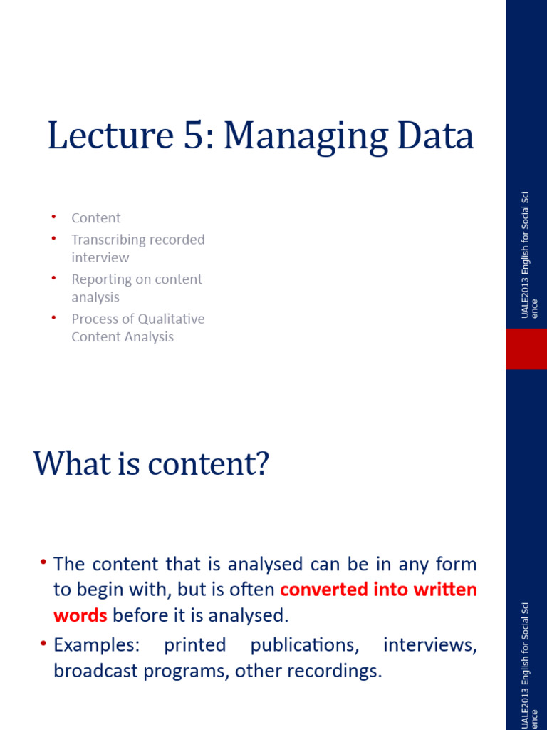 Lecture 5 | PDF