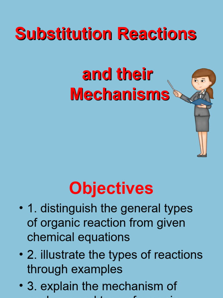 Understanding Substitution Reactions | PDF | Chemical Reactions ...