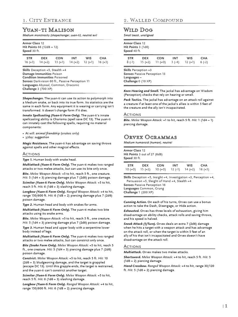 Chapter 3 Encounter Sheets (Printer Friendly) | PDF