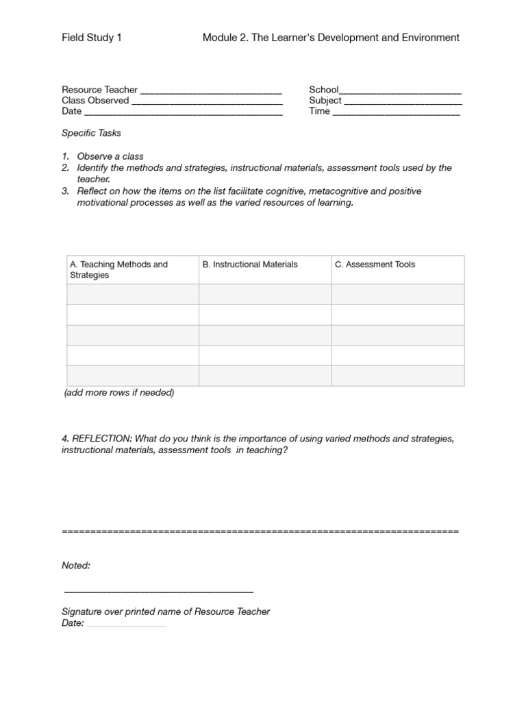 Module 2. The Learners Development and Environment | PDF