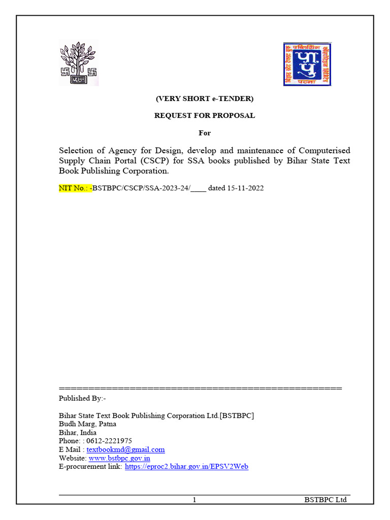 RFP SSA Software For Supply Chain Portal v1 Eproc2 | PDF | Request For ...