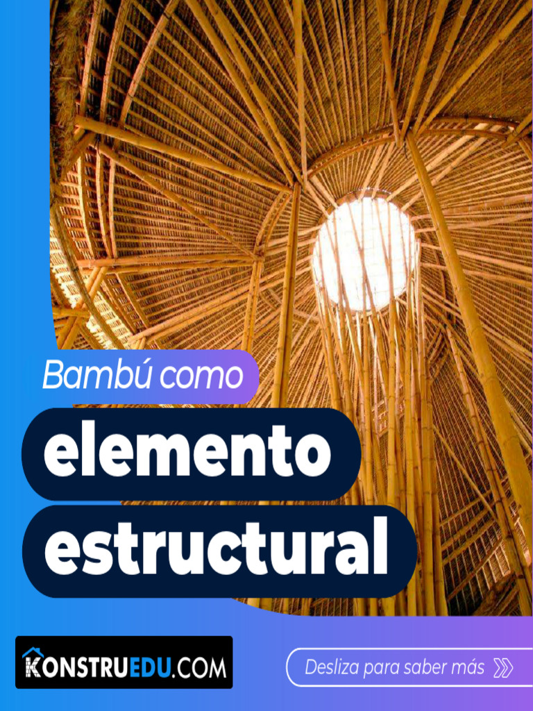 Bambú Como Elemento Estructural | PDF | Hogar, jardinería y bricolaje