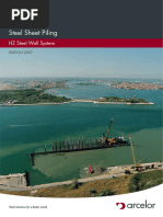 AZ 19-700 - ArcelorMittal - Steel Sheet Piles | PDF