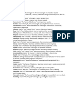 Shakespearean Glossary Terms Explained | PDF | William Shakespeare ...