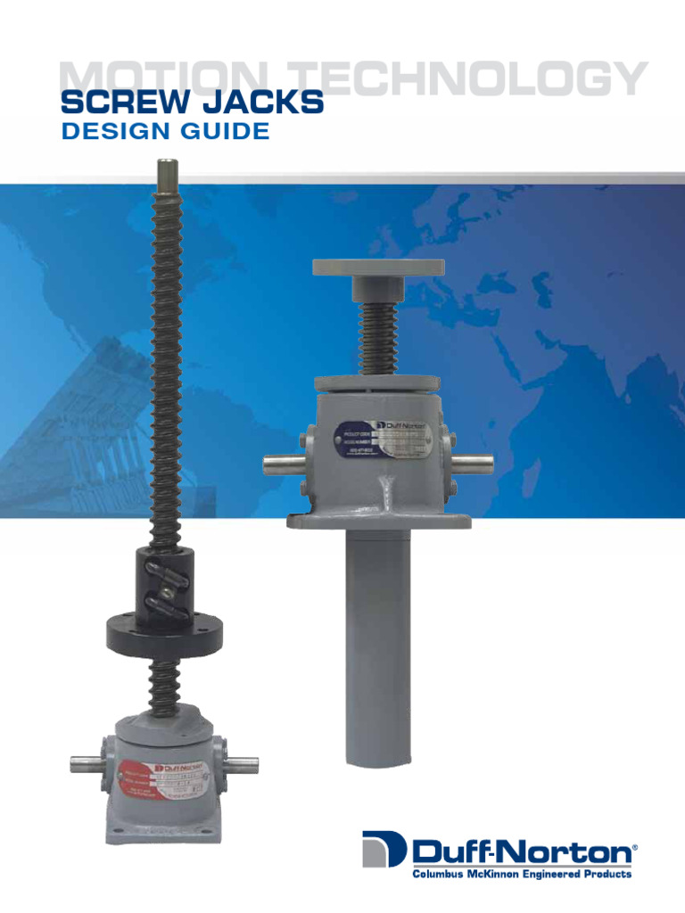 Duff Norton Screw Jacks Full Catalogue | PDF | Actuator | Horsepower