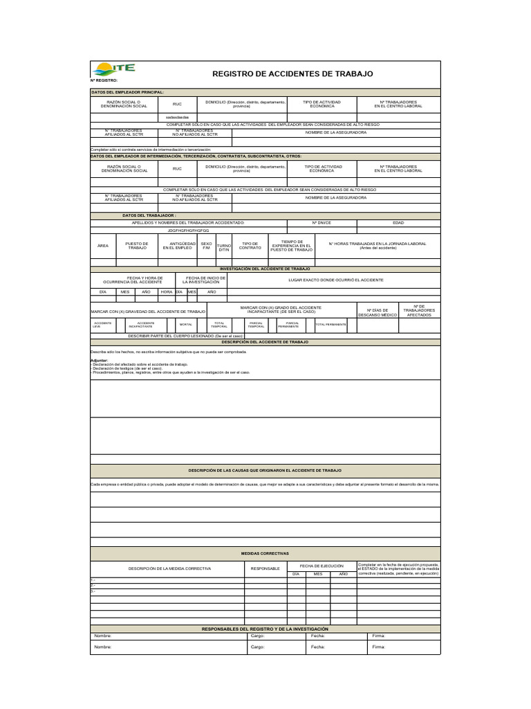 Formatos de Registros de SST | PDF | Outsourcing | Empleo