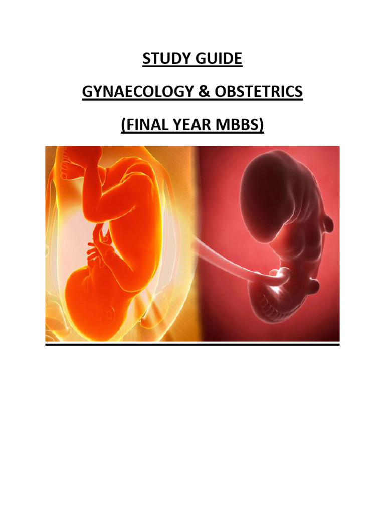 Final Year Gynae Study Guide | PDF