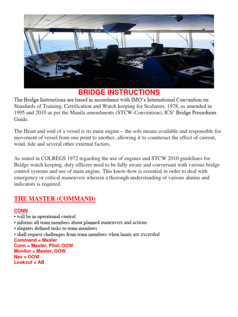 Ship Handling I & Oow | PDF