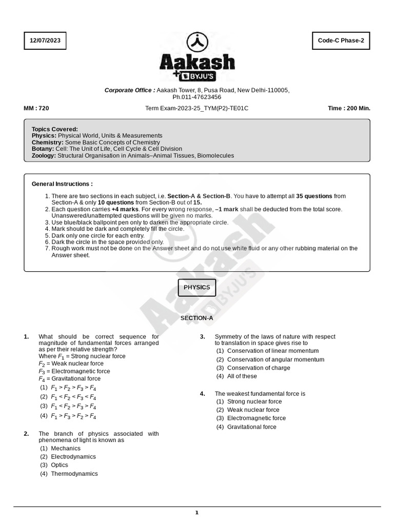TE01 TR02 Paper | PDF | Meiosis | Mole (Unit)