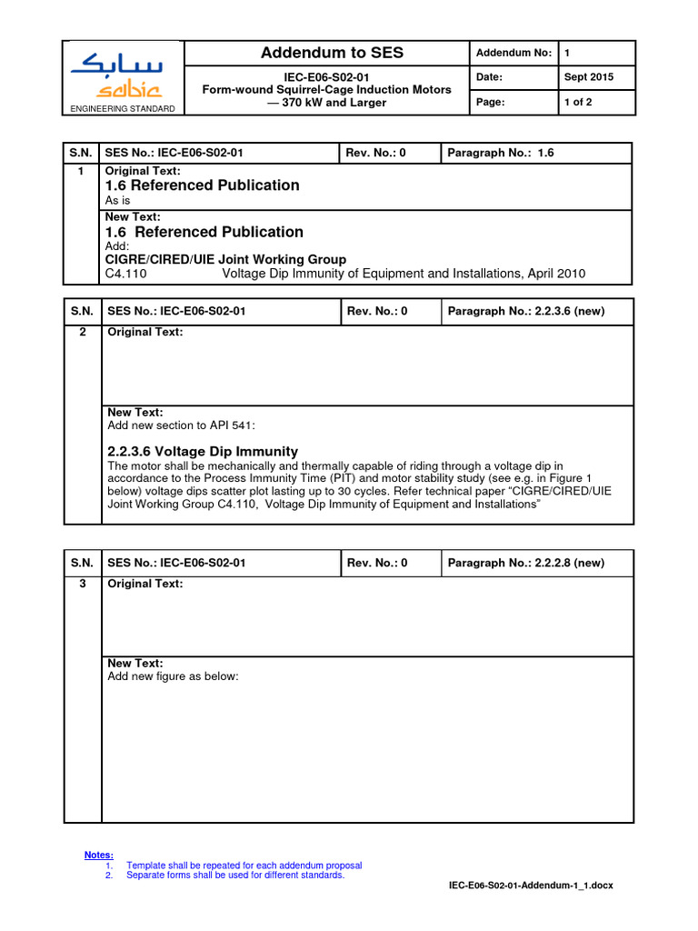 E06-S02-01 (IEC) Rev 0 Mar 15 Form-Wnd SQ - Cage Ind. Motors - 370 KW ...