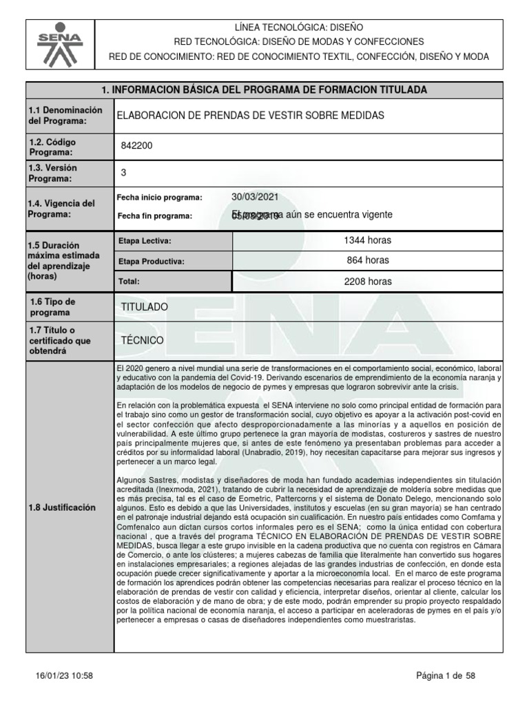 01-Elaboracion de Prendas de Vestir Sobre Medidas v3 | PDF