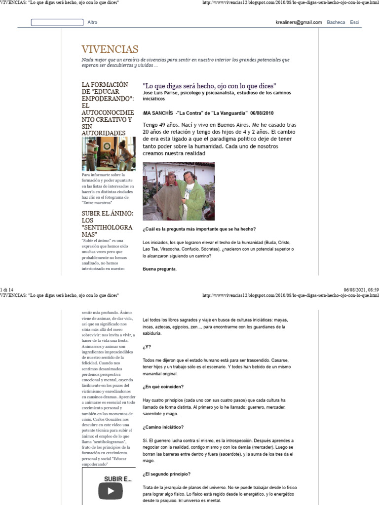 Intervista Jose Luis | PDF