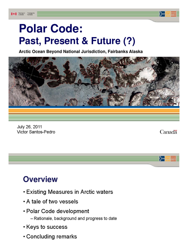 The IMO Polar Code of Navigation (SANTOS PEDRO) | PDF | Arctic Ocean | Ships