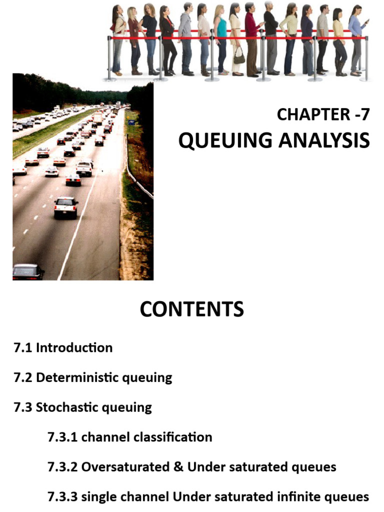 CHAPTER 7 Queuing Theoery-1 | PDF
