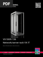 Datasheet - Rittal 42U Server Cabinet | PDF | Door | Sheet Metal