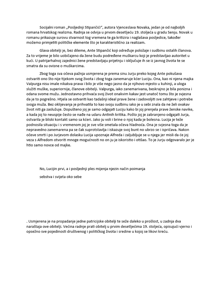 Esej Stipančići | PDF