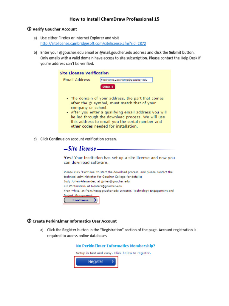 How To Install ChemDraw Professional 15 | PDF | Databases | Download
