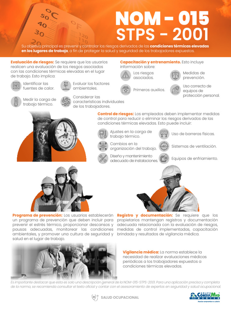 NOM 015 - Condiciones Termicas Elevadas | PDF