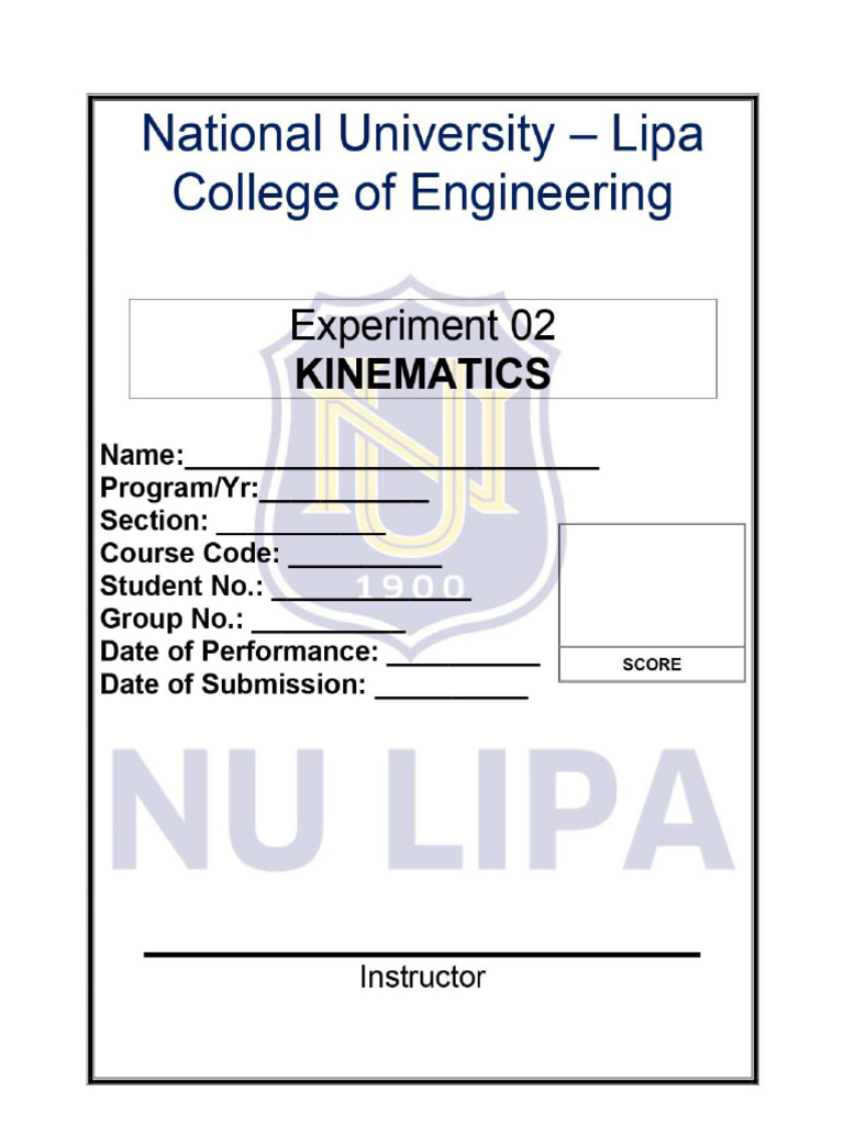 ENPHYS1L Experiment-2 Kinematics Page-0001 | PDF
