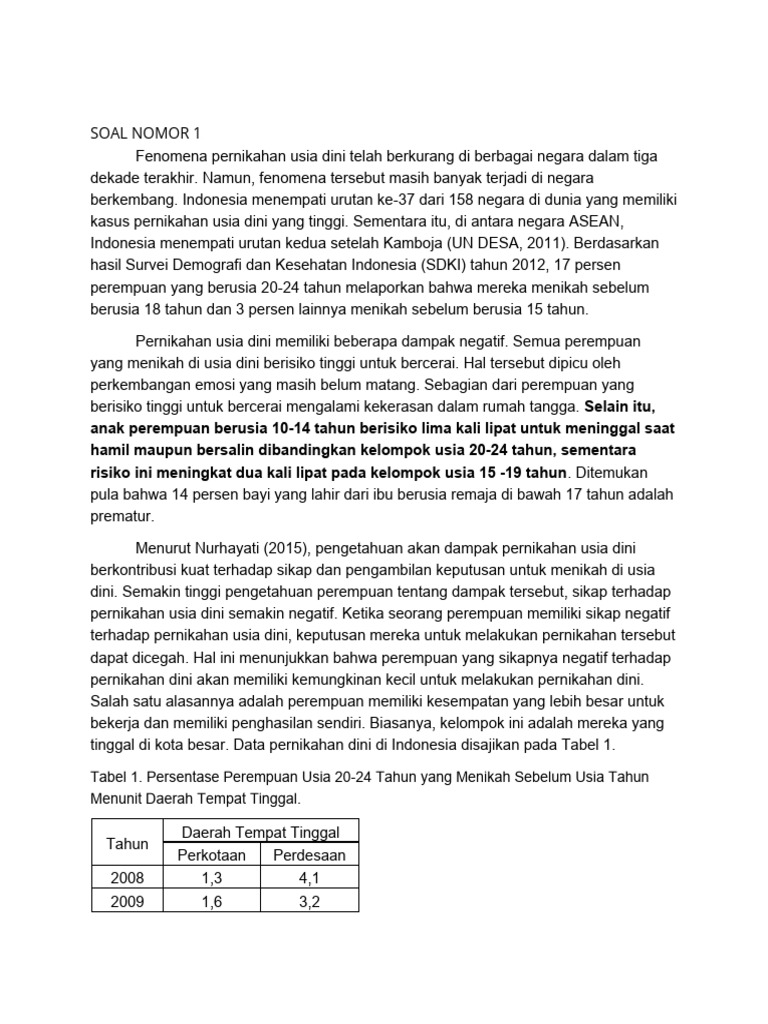 Soal Literasi 1-10 | PDF