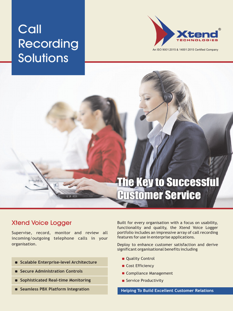 Call Recording Solutions | PDF | Telephone | Server (Computing)