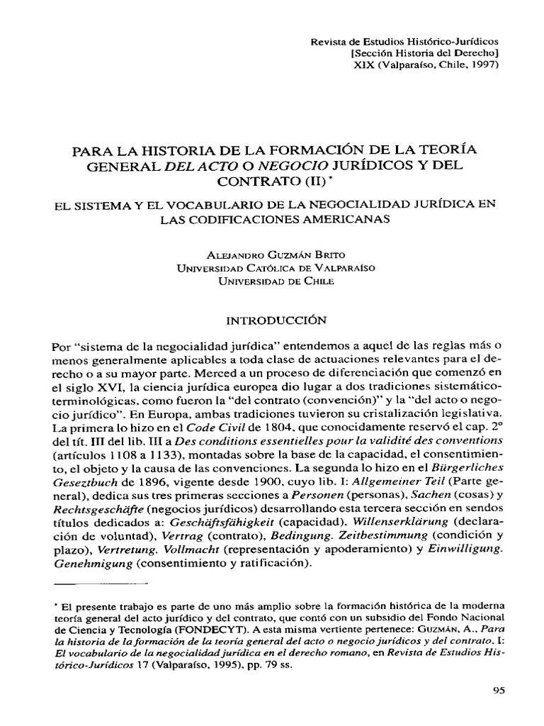 Guzman Brito, Alejandro (1997) para La Historia de La Formación de La ...