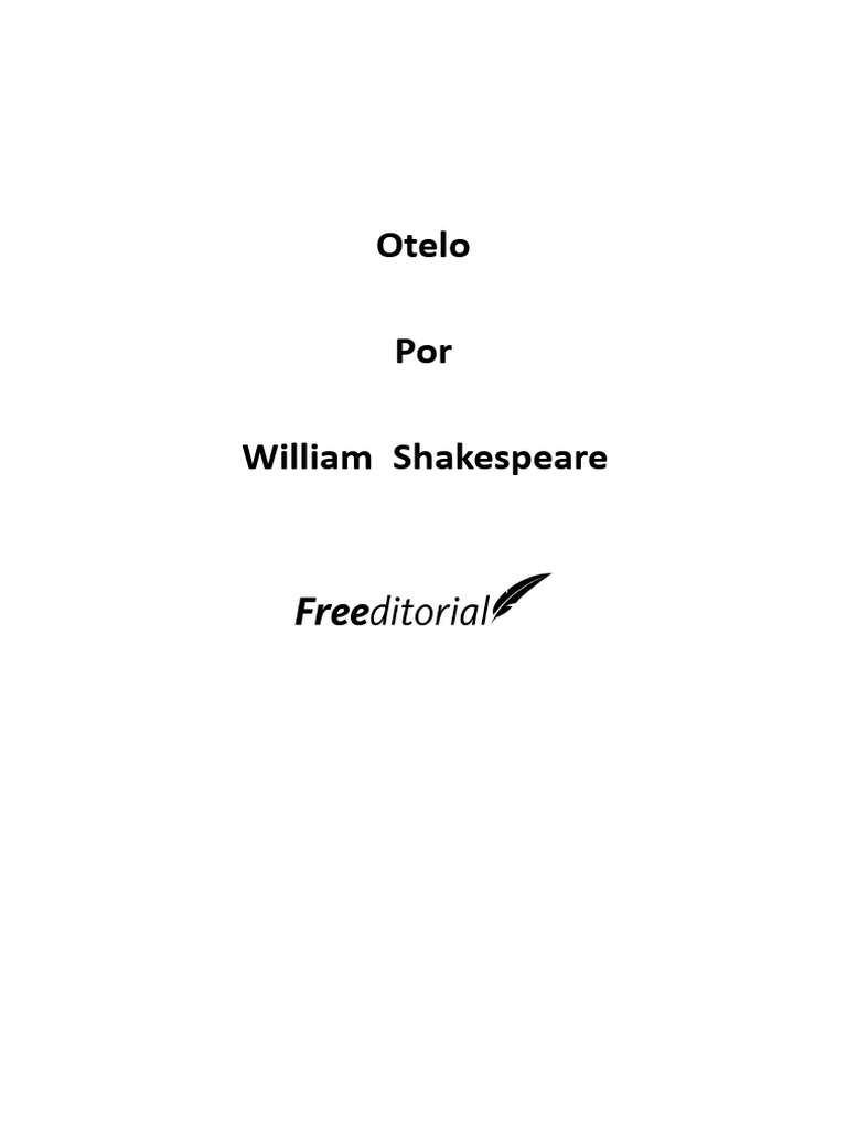 William Shakespeare Otelo | PDF | OTELO
