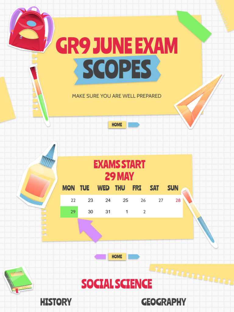 GR 9 June Exam Scopes | PDF