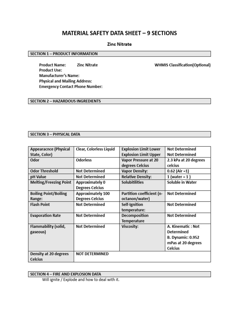 Material Safety Data Sheet - Es-Gc | Download Free PDF | Waste | Chlorine