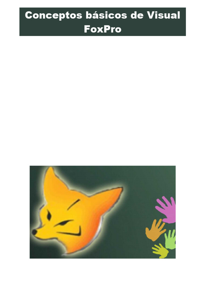 Conceptos Básicos de La Programación de Visual FoxPro | PDF | Ventana (informática) | Archivo de ...