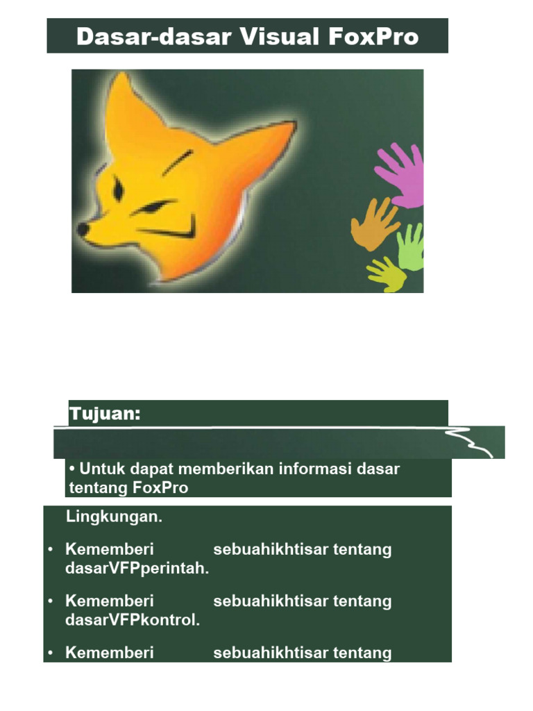 Dasar-Dasar Pemrograman Visual FoxPro | PDF